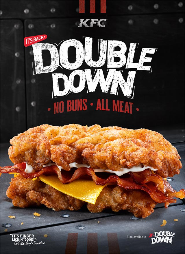 It's True, KFC Brings Back the Double Down!