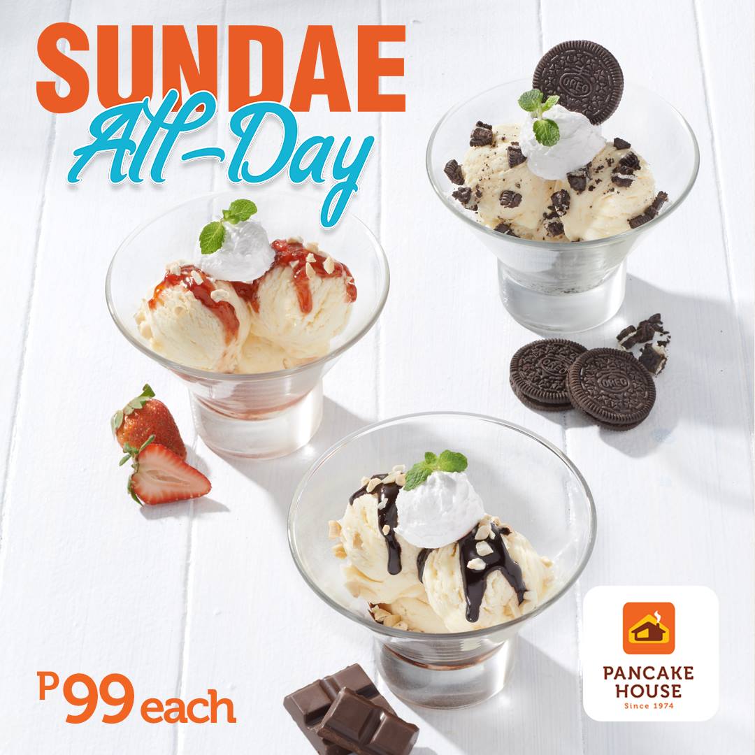 Keep It Cool With Pancake House's P99 Sundae Promo!