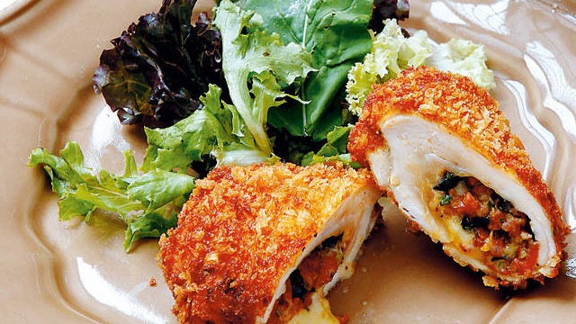 Crunchy Chorizo-stuffed Chicken Rolls
