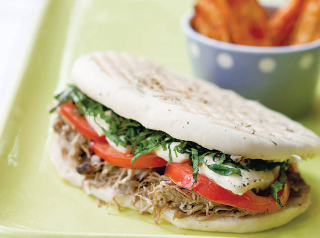Adobo and Kesong Puti Panini | Yummy.ph