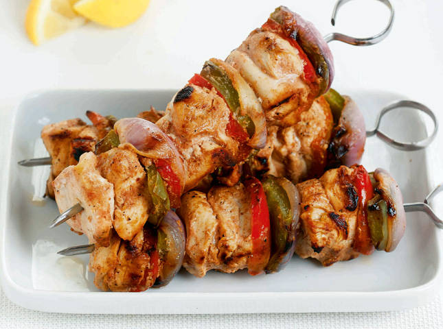Chicken Shish Taouk with Garlic Yogurt