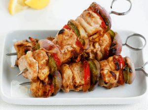 Chicken Shish Taouk with Garlic Yogurt