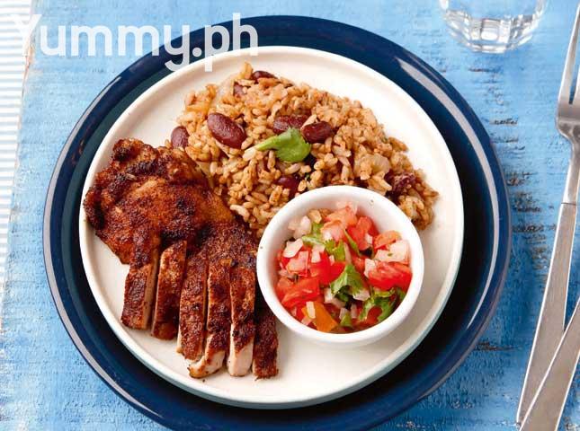 Mexican Chicken And Red Bean Rice