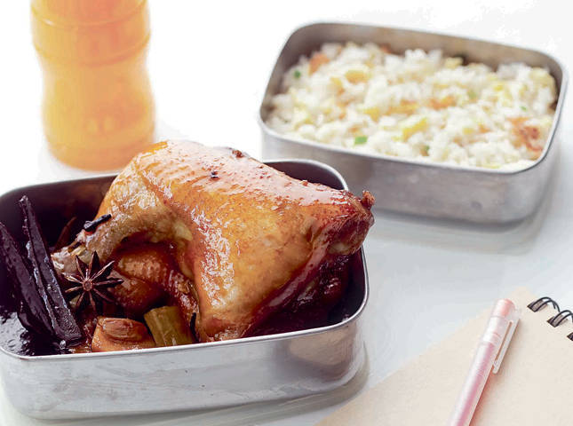 Spiced Chicken and Salted Fish Fried Rice