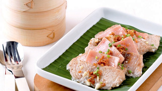 Steamed Fish Fillets with Ham Recipe