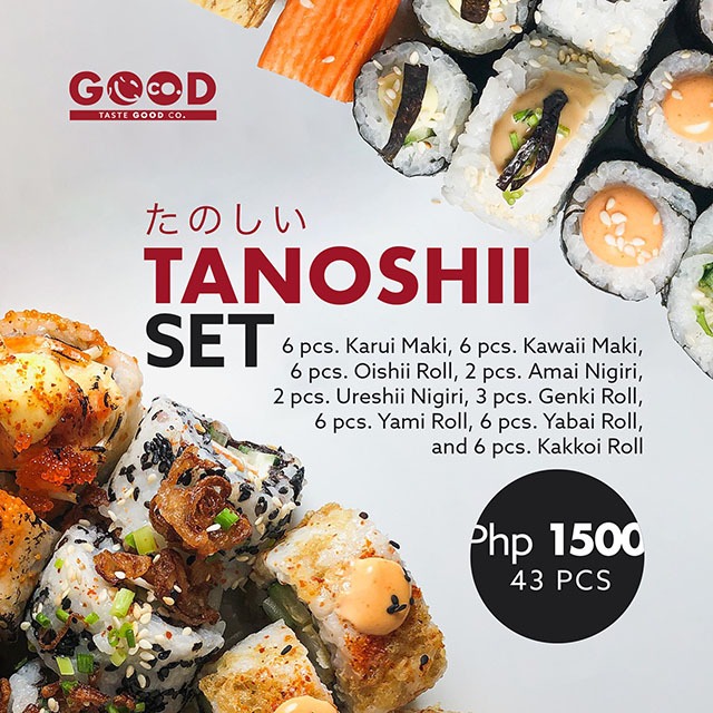 Good Co. Has 20-Piece Maki For P280 + Other Affordable Sushi Sets
