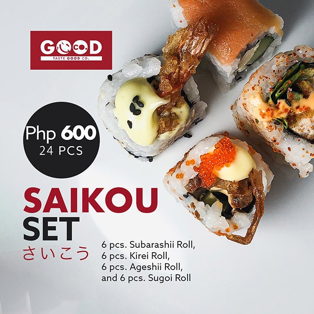 Good Co. Has 20-Piece Maki For P280 + Other Affordable Sushi Sets