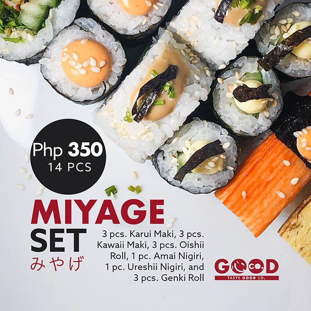 Good Co. Has 20-Piece Maki For P280 + Other Affordable Sushi Sets