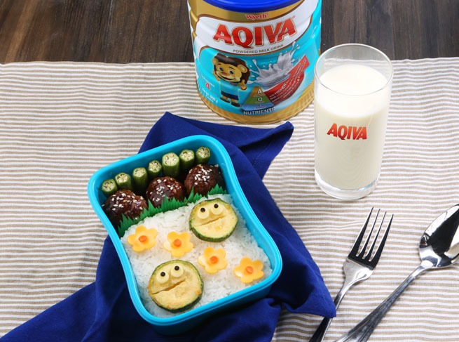 Japanese Meatball Teriyaki Bento