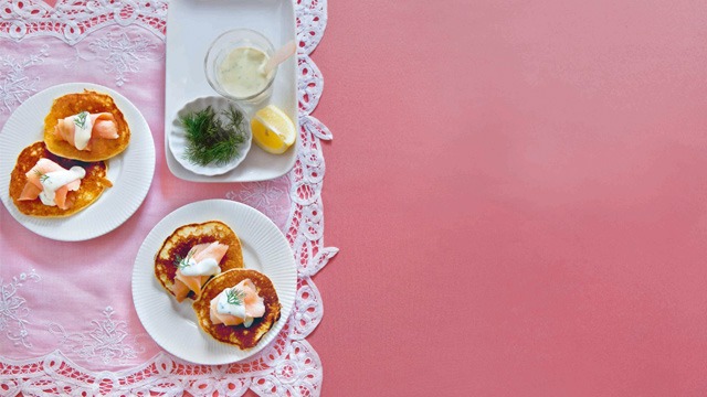 Potato Blinis with Smoked Salmon Recipe
