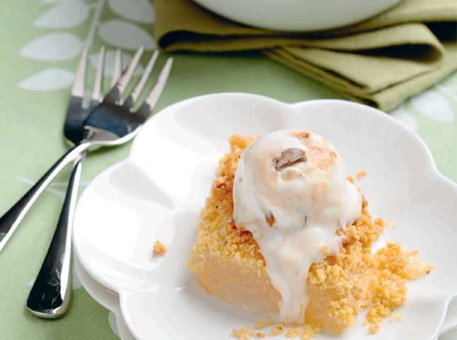 Macapuno Crumble Recipe | Yummy.ph