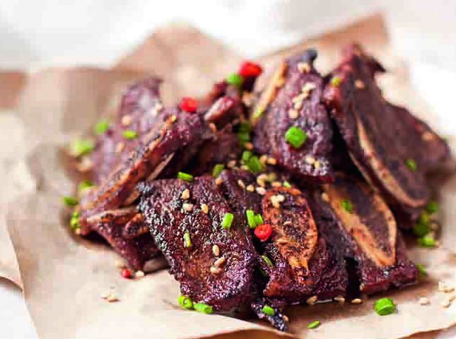 Short Ribs with Coffee Rub Recipe