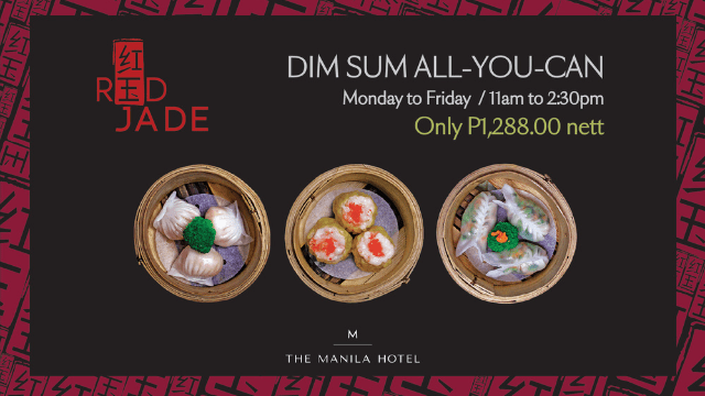 The Manila Hotel's Red Jade Dim Sum All-You-Can
