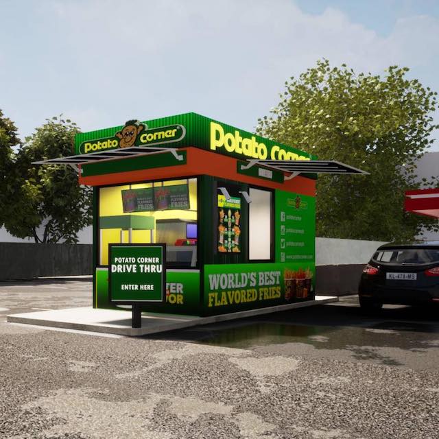 Potato Corner Opens Drive-Thru Store