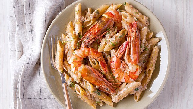 Creamy Shrimp and Longganisa Pasta Recipe