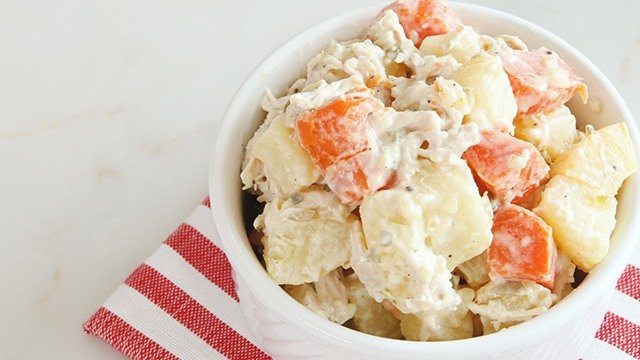 WATCH: How to Make Chicken and Potato Salad
