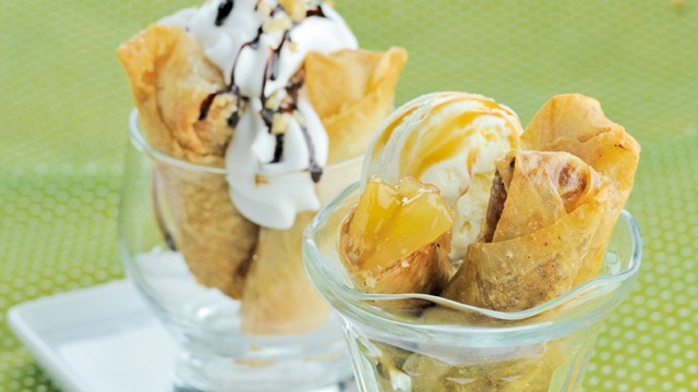 Banoffee and Apple Pie Spring Rolls Recipe
