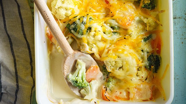 Cheesy Vegetable Gratin Recipe