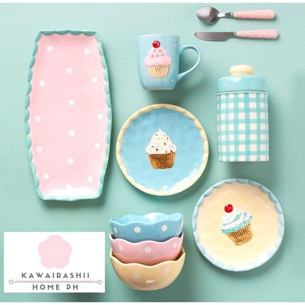 Cute Cupcake Ceramic Dinnerware