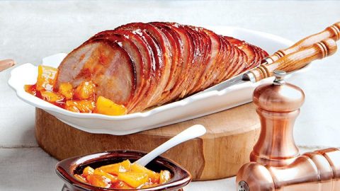 Sweet Ham with Pineapple Sauce Recipe