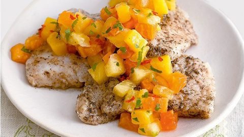 Cajun Fish with Salsa Recipe | Yummy.ph