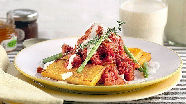 Cornbread and Sausage Stew Recipe