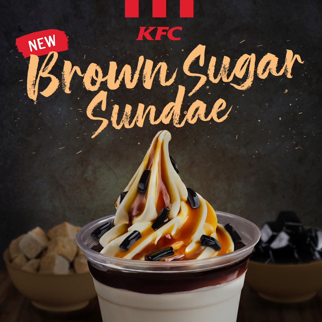 KFC’s New Sundae Is Drizzled With Brown Sugar Syrup!