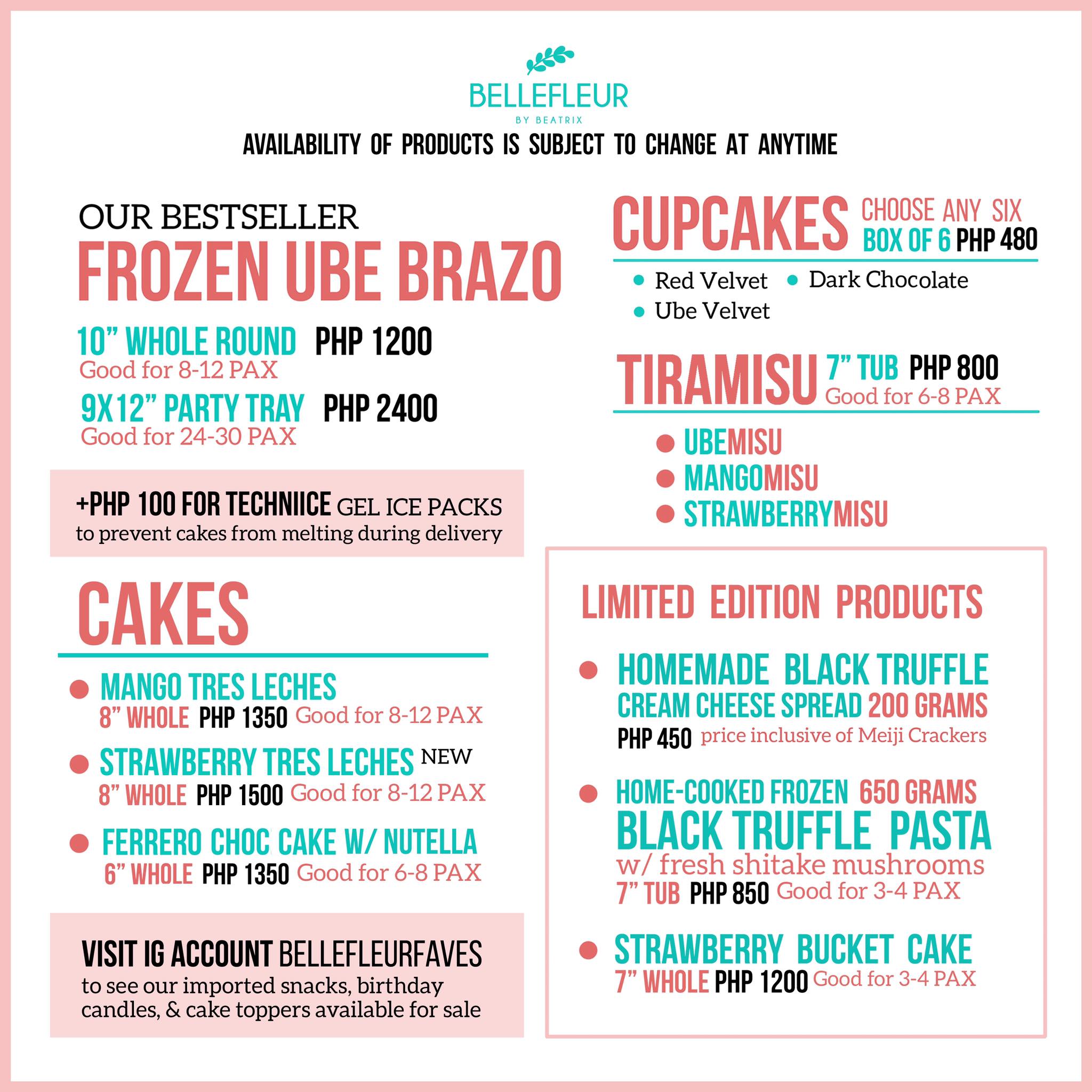 Bellefleur Introduces New Strawberry Bucket Cake