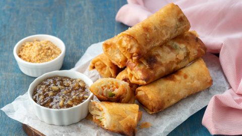 Chicken Veggie Lumpia Recipe | Yummy.ph