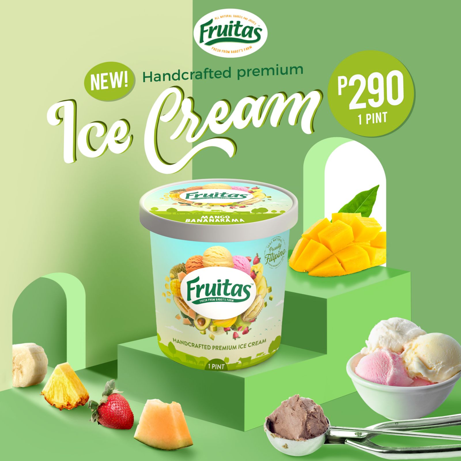 Fruitas Ice Cream Pints | Yummy.ph