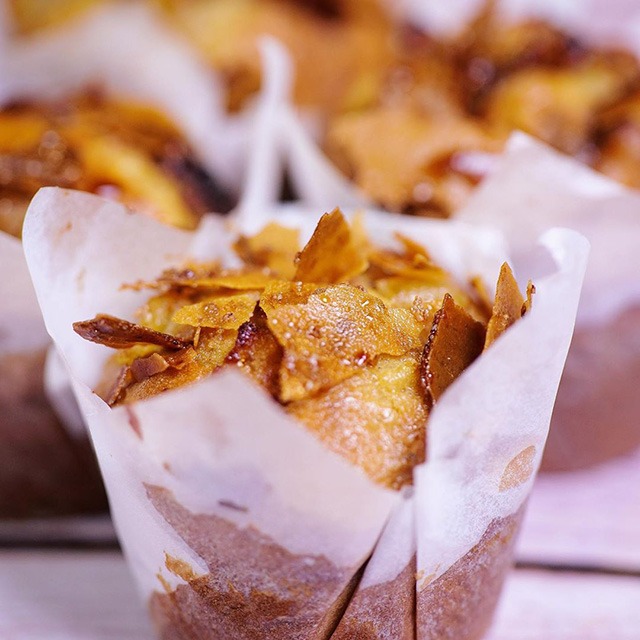 These Flavored Muffins Are Available In Choc Nut, Turon, Kalamansi, And Ube