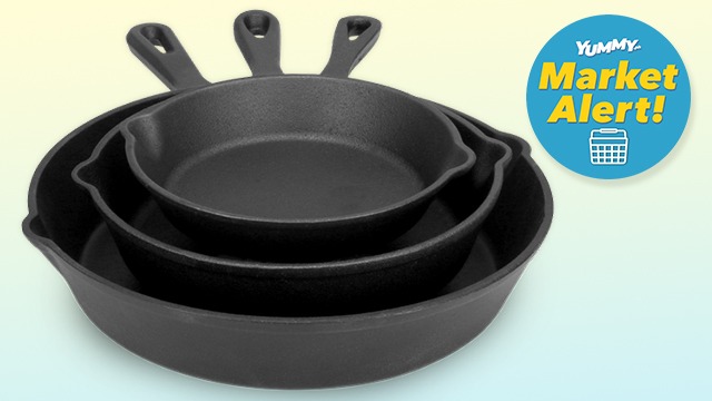 Three-Piece Cast Iron Pan Set Is Only P999! | Yummy.ph