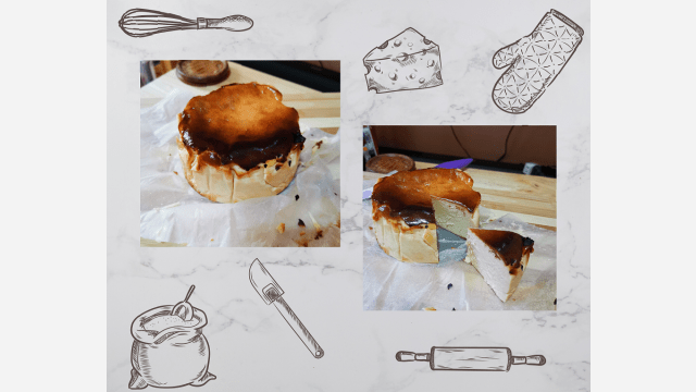 Mini Burnt Basque Cheesecake Recipe