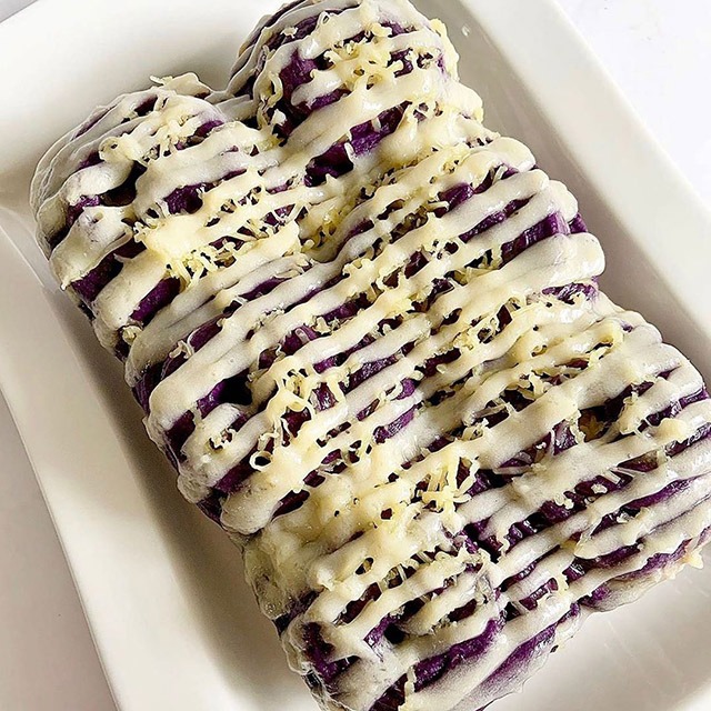 We Found An Ube Cheese Version Of Cinnamon Rolls