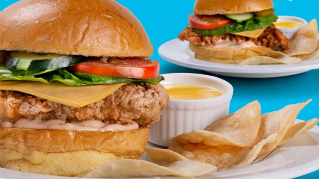 Pancake House's Pan Chicken Burger