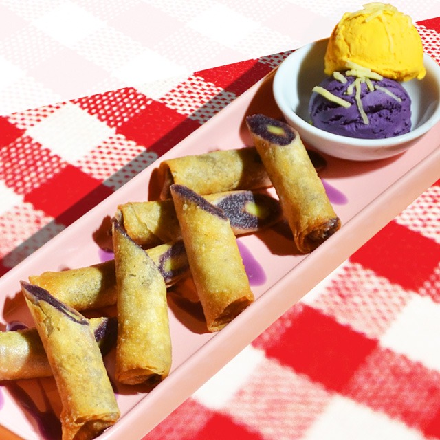 Max's Restaurant: Knickerbocker, Ice Scramble, Ube Cheese Turon