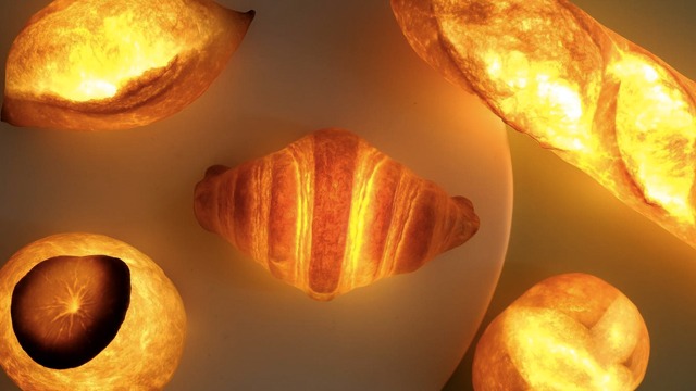 Bread Lamps (Pampshades) by Yukiko Morita