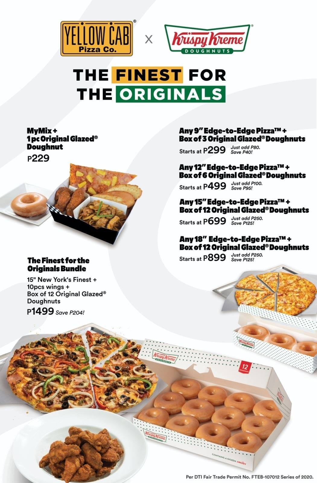 Yellow Cab And Krispy Kreme's Promo: The Finest For The Originals