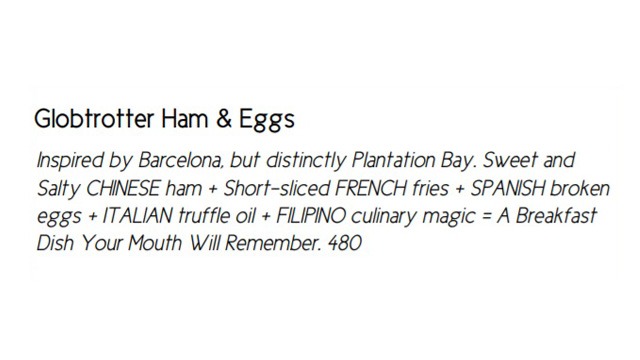 Food Descriptions You'll Find In Plantation Bay Restaurant Menus