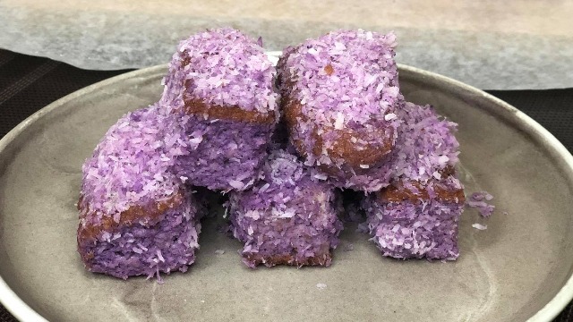 Low-Carb Ube Bars Recipe | Yummy.ph