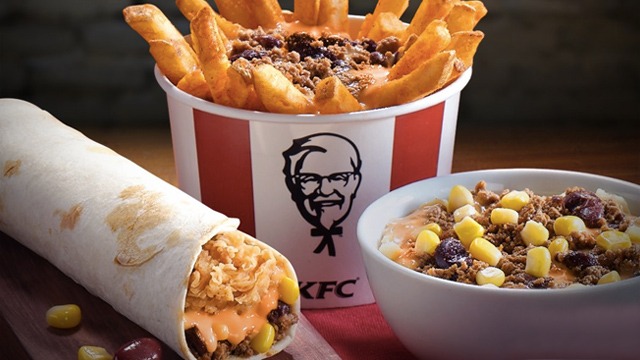 KFC Now Has Cheesy Chili Con Famous Bowl and Twister