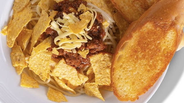 Pancake House's Spaghetti Nachos