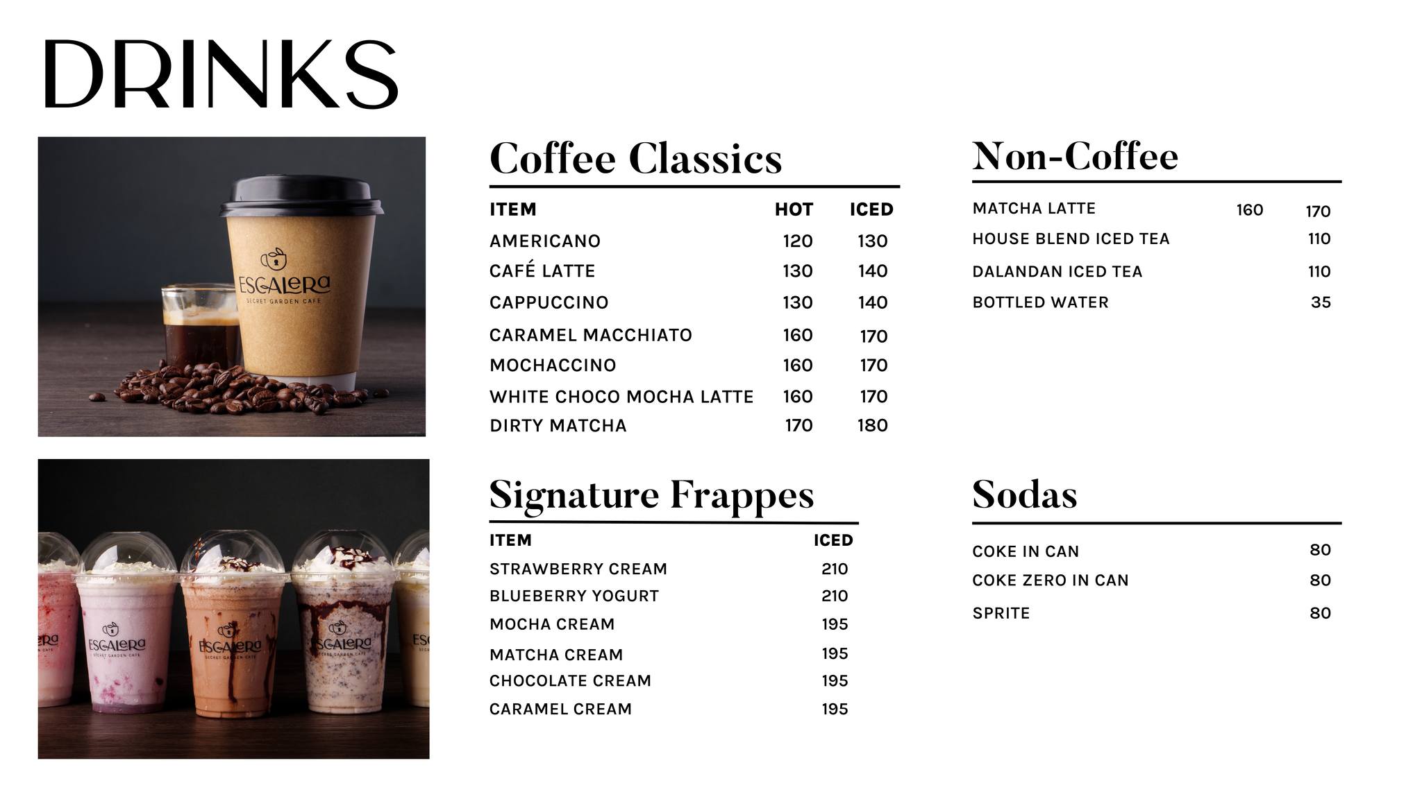 Escalera Secret Garden Café