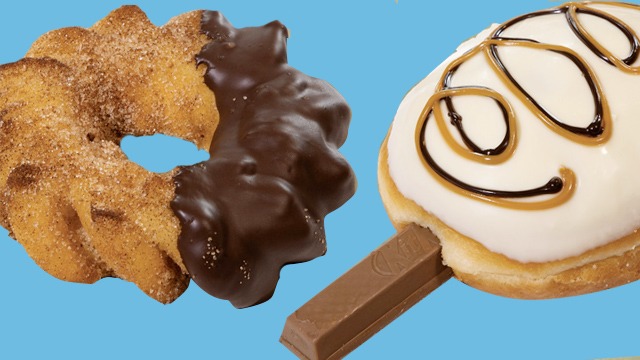 Krispy Kreme Brings Back Dulce De Leche, KitKat White, and Churro Cruller