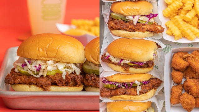 Shake Shack Dark Meat Hot Chicken Sandwich