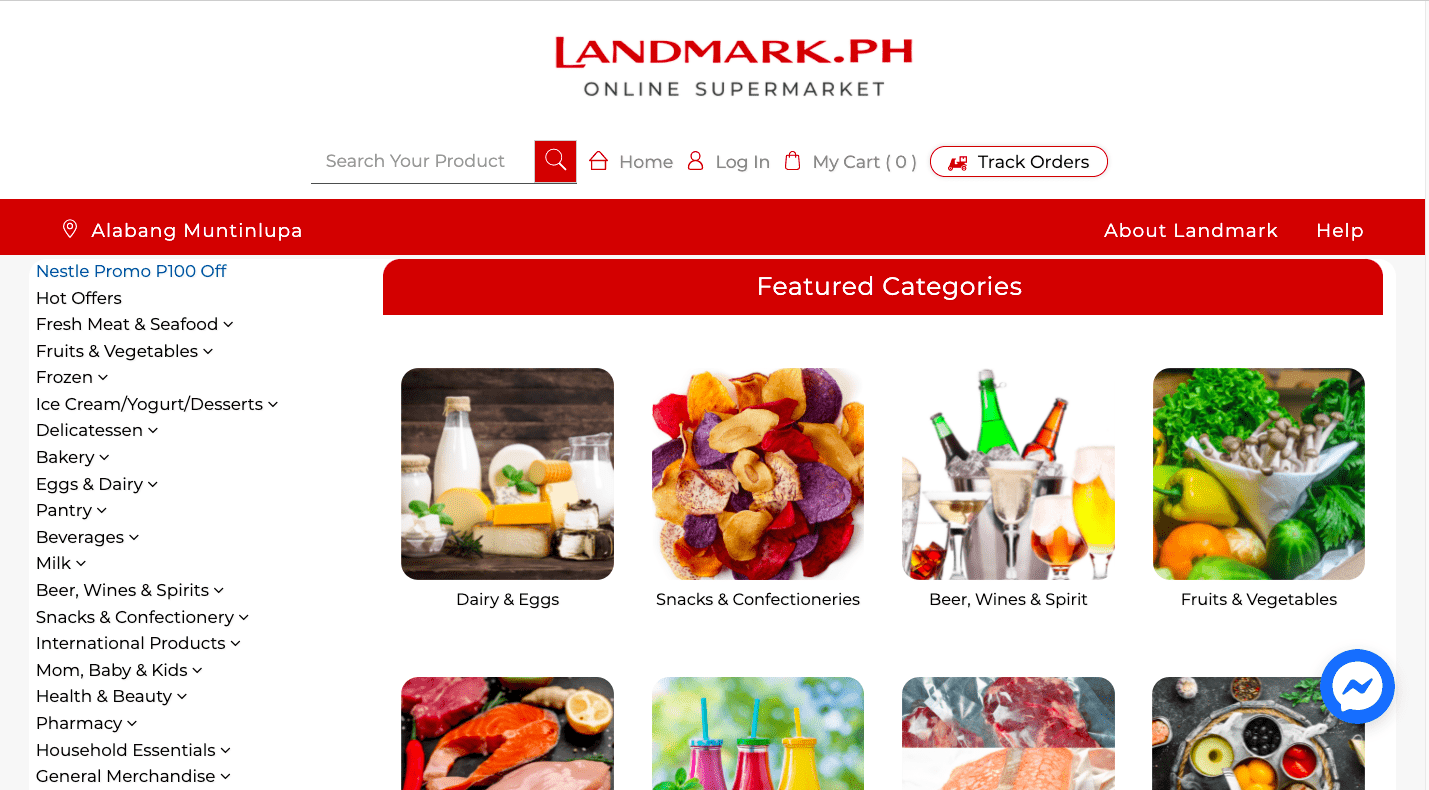 Landmark Online Supermarket January 2022 Promo
