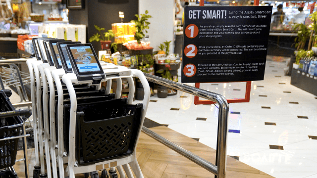 AllDay Supermarket Smart Carts
