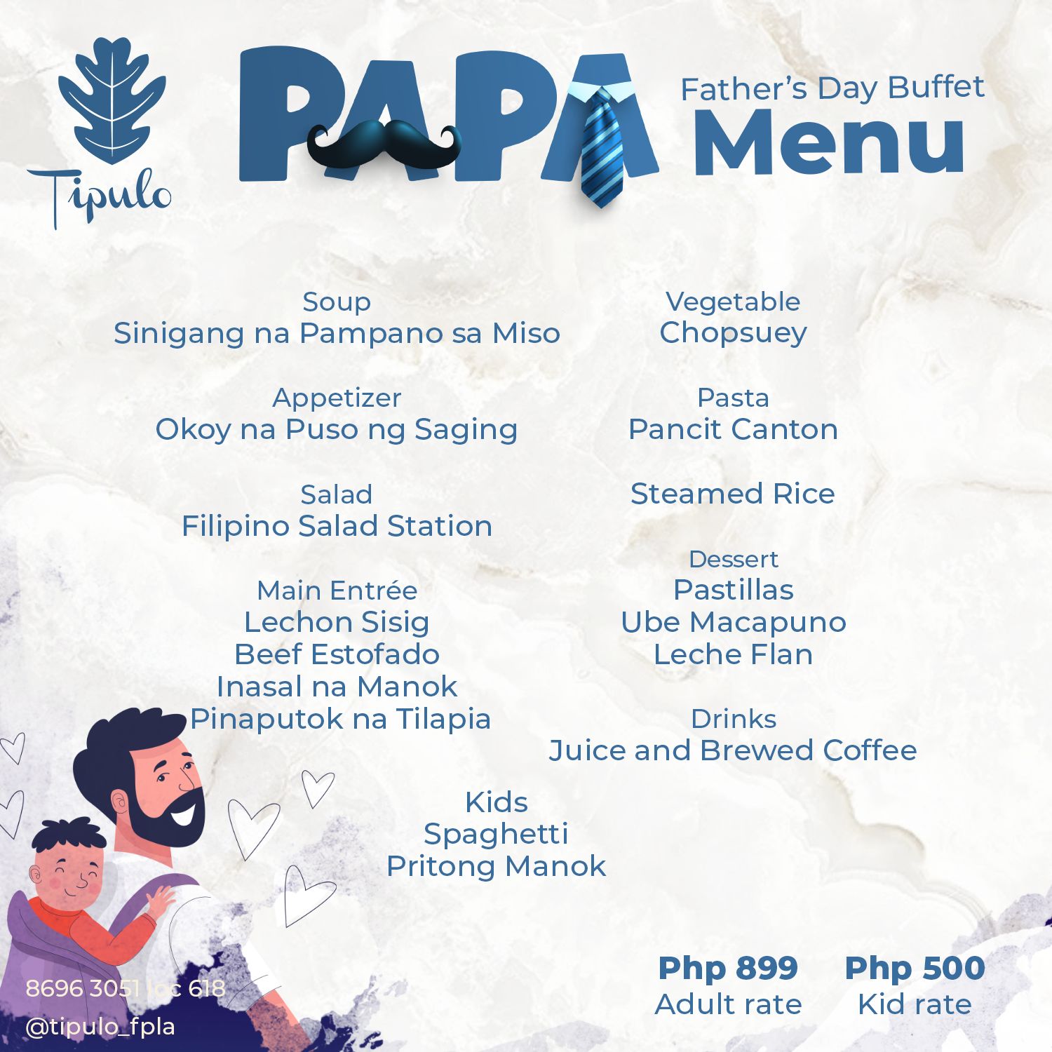 Tipulo: Father's Day Buffet 2022