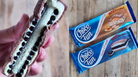 Ludwig's Choco Fun Cookie and Cream and Peanut Caramel Crisp