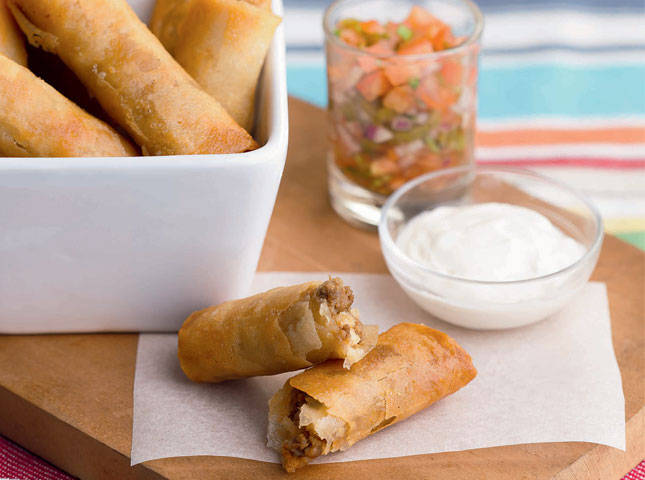 Beef and Mozzarella Flauta | Yummy.ph